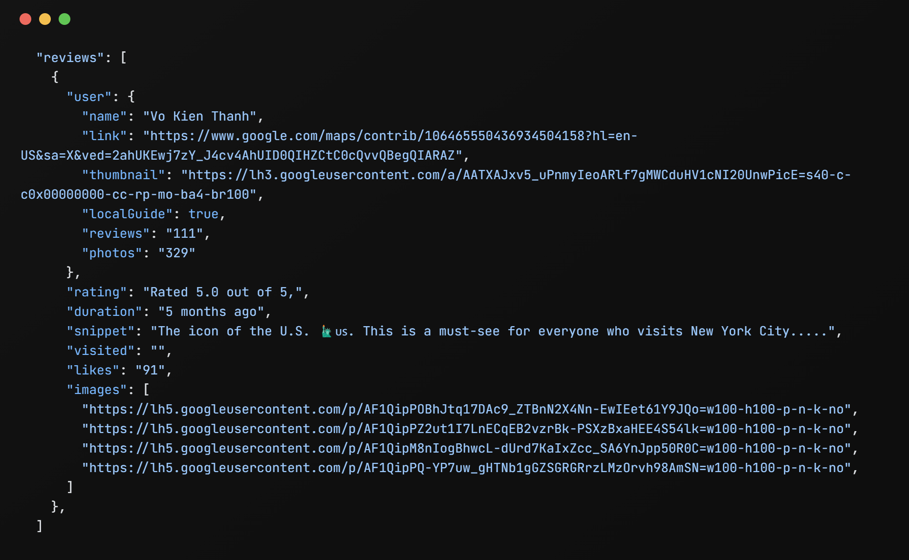 Google Maps Reviews API - Serpdog